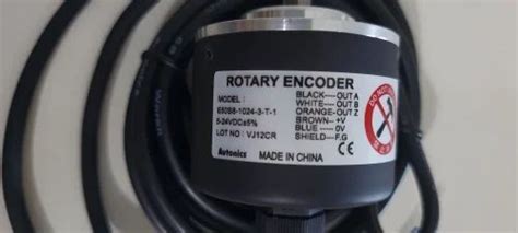 Black Autonics Incremental Rotary Encoder For Industrial At Rs 1401piece In Ahmedabad