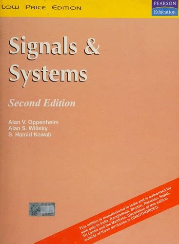 Signals And Systems By Alan V Oppenheim Open Library