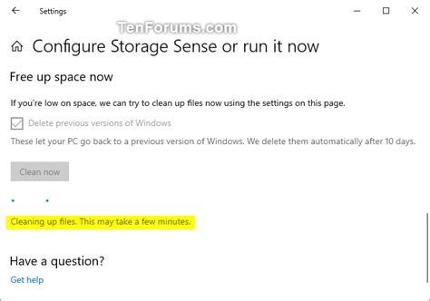 Free Up Disk Space Now With Storage Sense In Windows Tutorials