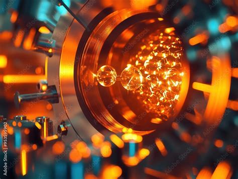 Electron Microscope Capturing Lithium Ions Trapped In Cathode Crystal