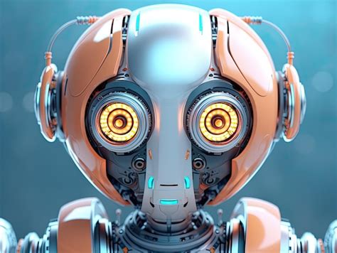 Premium Ai Image Robot Android Chatbot Ai Bot Cartoon 3d Style Character Design Illustration