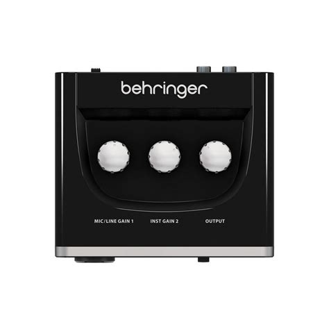 Interface De Áudio Behringer é No Mundo Da Música