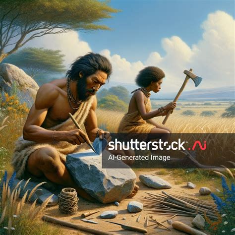 Earliest Weapons Were Simple Stone Tools Ai Generated Image 2425002319