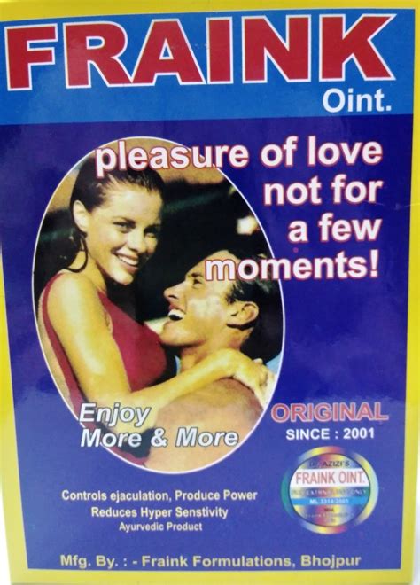 Fraink Ointment Cream, Non prescription, Treatment: Sexual Prescription ...