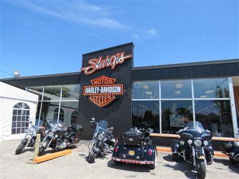 Sturgis Harley Davidson Retail Location Sturgis Sd Editorial Stock