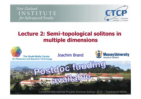 Ppt Lecture 2 Semi Topological Solitons In Multiple Dimensions