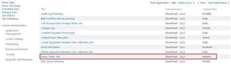 How To Create Timer Job In Sharepoint 2013