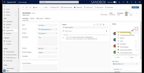 How To Create And Use Quote Template Microsoft Dynamics 365 Quote