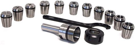 Er32 Chuck Mt3 Shank Spanner With 11 Pc Collets Set Box For Milling Machine Workholding Business