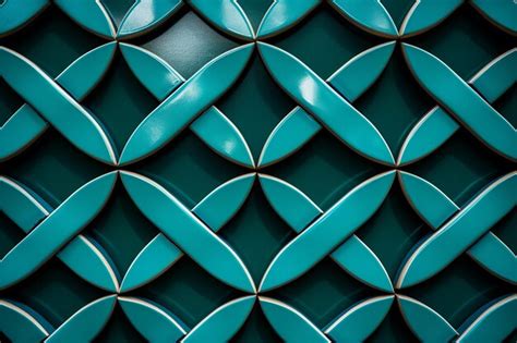 Premium Photo Geometric Background With Intersecting Circles