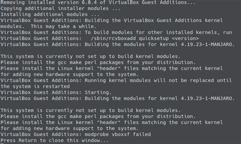 How To Install Virtualbox Guest Additions On Manjaro 180 Manjaro Dot Site