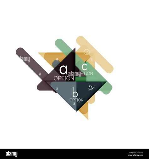 Triangle Data Visualization Design Option Infographic Layout Triangle Data Visualization