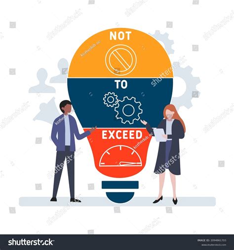 Nte Not Exceed Acronym Business Concept Stock Vector Royalty Free 2094861703 Shutterstock