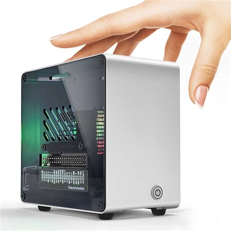 buy electrocookie raspberry pi 5 case aluminum mini tower case with