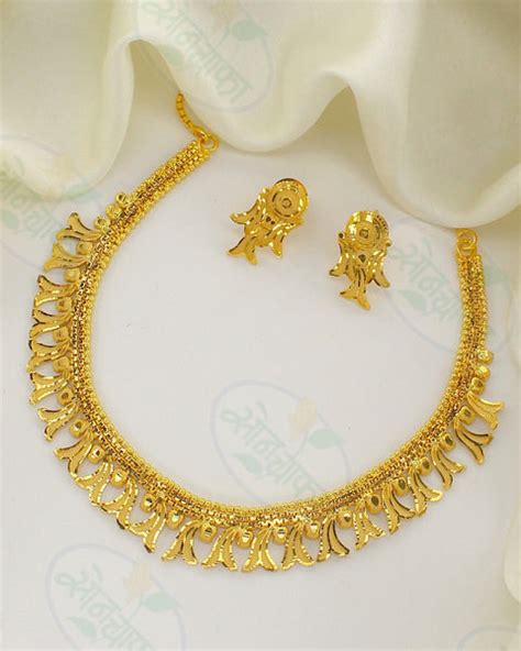 Beauteous Gold Plated Necklace Sonchafa