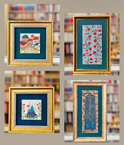 კედლის ხელნაკეთი სურათი თბილისური ეზო