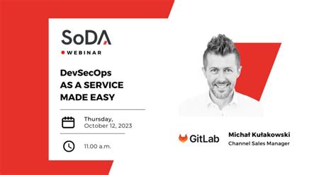 Michał Kułakowski On Linkedin Webinar Devsecops As A Service Made Easy Inne W 12 10 2023