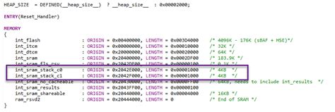 How Do I Set The Stack Size In Linker Flash S32k344ld Nxp Community