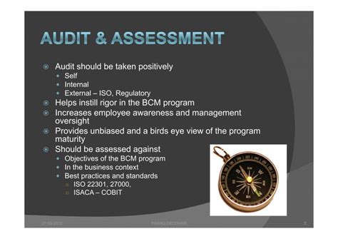 Bcm Continuous Improvement Audit And Assessment Pdf