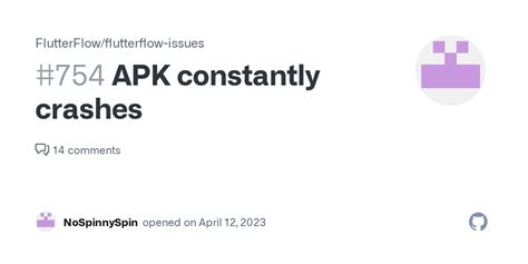 APK Constantly Crashes Issue FlutterFlow Flutterflow Issues GitHub