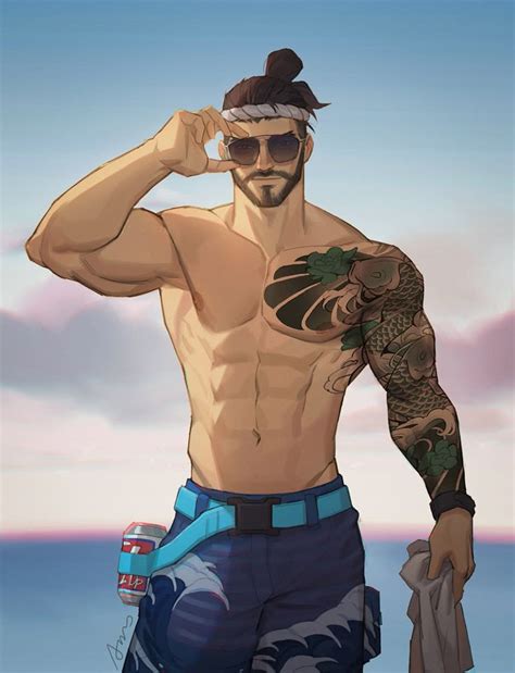 Amo 莫莫 On Twitter Overwatch Fan Art Overwatch Anime Guys Shirtless