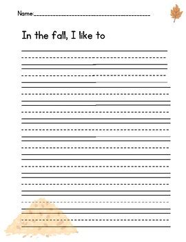 Fall Writing Prompts By Sarah Babay TPT