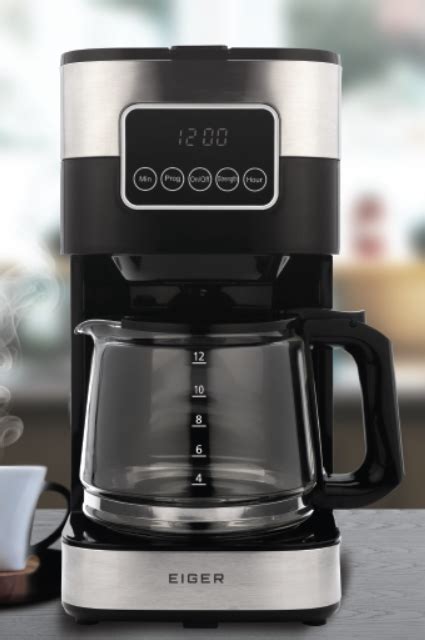 Enjoy The Perfect Blend With Eigers Digital Filter Coffee Machine