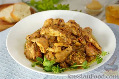 Рецепт Курица тушенная в пиве на