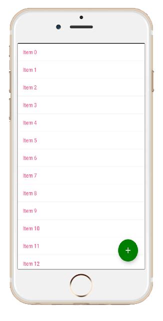 Xamarinforms Floating Action Button