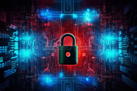 Concept Of Cyber Security Generative Ai Stock Illustration Illustration Of Generative World