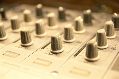 Different Buttons Control Panel Modern Equipment Stock Photo Image Of Holiday Installation