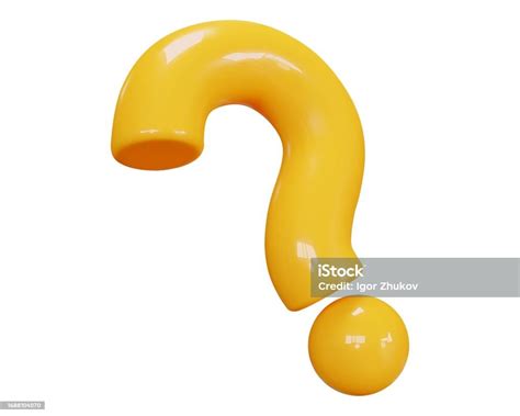 3d Yellow Question Mark Faq Problem Solution Symbol Vector Illustration On Isolated Background