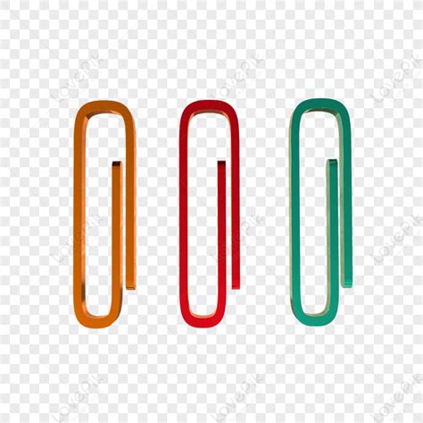 Colored Angular Paperclip Combinationmetalfoldermetallic Png Free Download And Clipart Image
