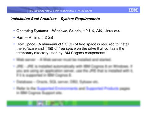 SOLUTION Cognos Best Practices Studypool