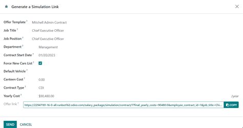 Contracts In Odoo 16 Employees App Odoo V16 Enterprise Edition Book