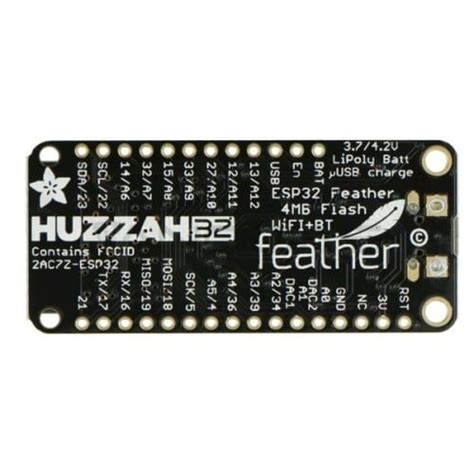 Feather Bang Esp32 Modulis Wi Fi Bluetooth Gpio Adafruit 3405