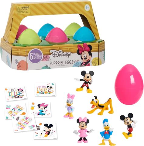 Disney Mickey Mouse Surprise Eggs Figures In Easter Egg Capsule