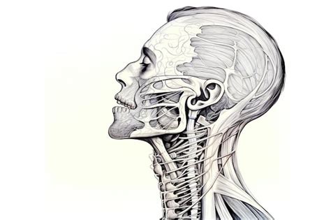 Dessin Rétro Du Système Nerveux Offrant Des Idées éducatives Pour Les étudiants Professionnels