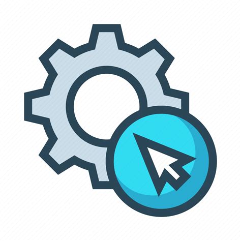 Click Configuration Cursor Pointer Setting Icon Download On Iconfinder