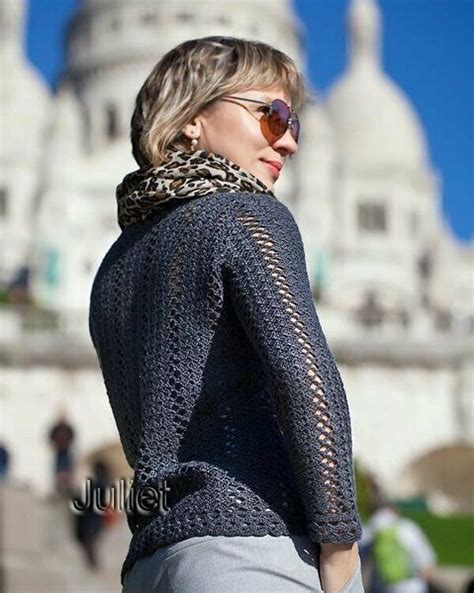 Влюбилась в японские модели крючком от Juliet 73 Sweater Dress Fashion Crochet Top