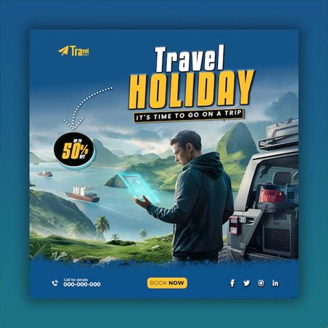 Tour And Travel Agency Social Media Posts And Web Banner Templates Ai