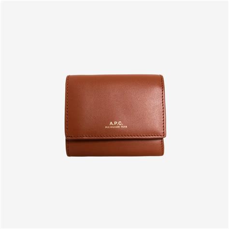 Buy Apc Lois Small Compact Wallet Terracotta Sasom