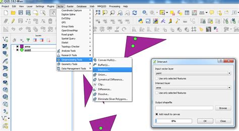 Qgis How To Show Objects Inside An Area Geographic Information