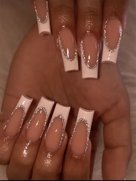 Pin On Acrylic Nails French Acrylic Nails Simple Nails Gel Nails