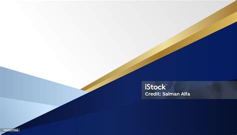 추상적인 배경 파란색과 금색 그라디언트 현대 파란색 추상 기하학적 사각형 상자 줄 프리젠 테이션 디자인 배너 브로셔 및 명함을위한 배경 0명에 대한 스톡 벡터 아트 및 기타