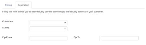 How To Setup A Delivery Method In Odoo