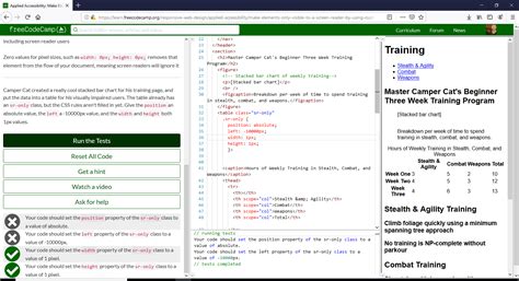 Help Make Elements Only Visible To A Screen Reader By Using Custom Css