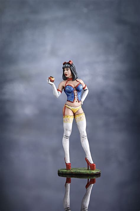 Garage Kit Resin Kit Sexy Snow White Model 75mm Etsy