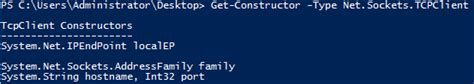 Get Available Constructors Using Powershell Learn Powershell