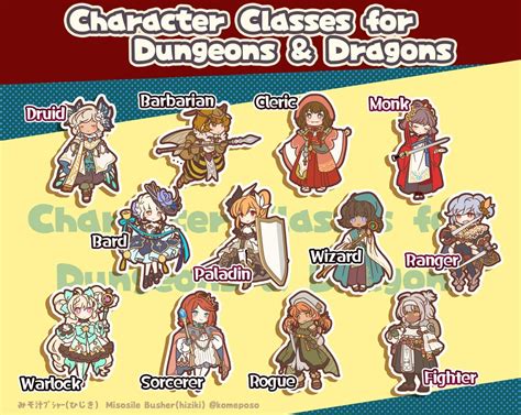 Dandd Character Classes By Halflings R Dndcharacters